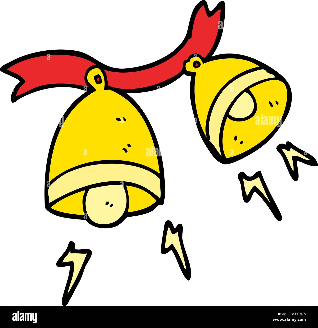 freehand drawn cartoon jingle bells Stock Vector Image & Art - Alamy