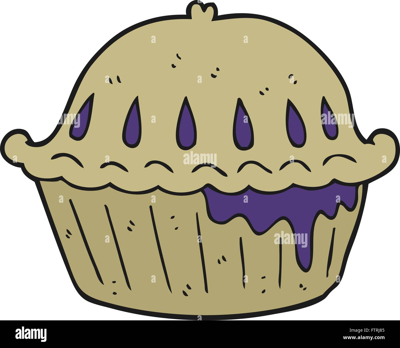 freehand drawn cartoon pie Stock Vector Image & Art - Alamy