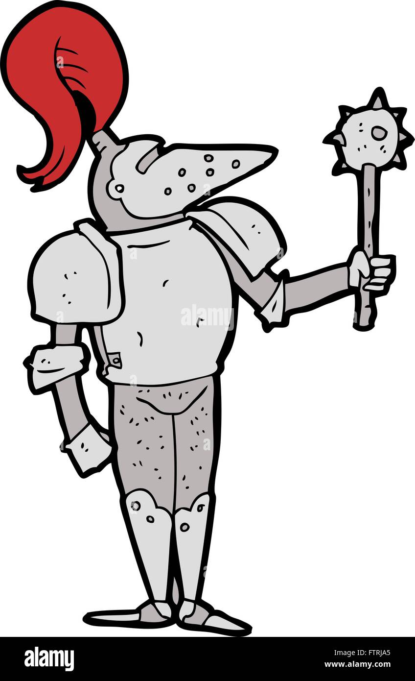 freehand drawn cartoon medieval knight Stock Vector Image & Art - Alamy