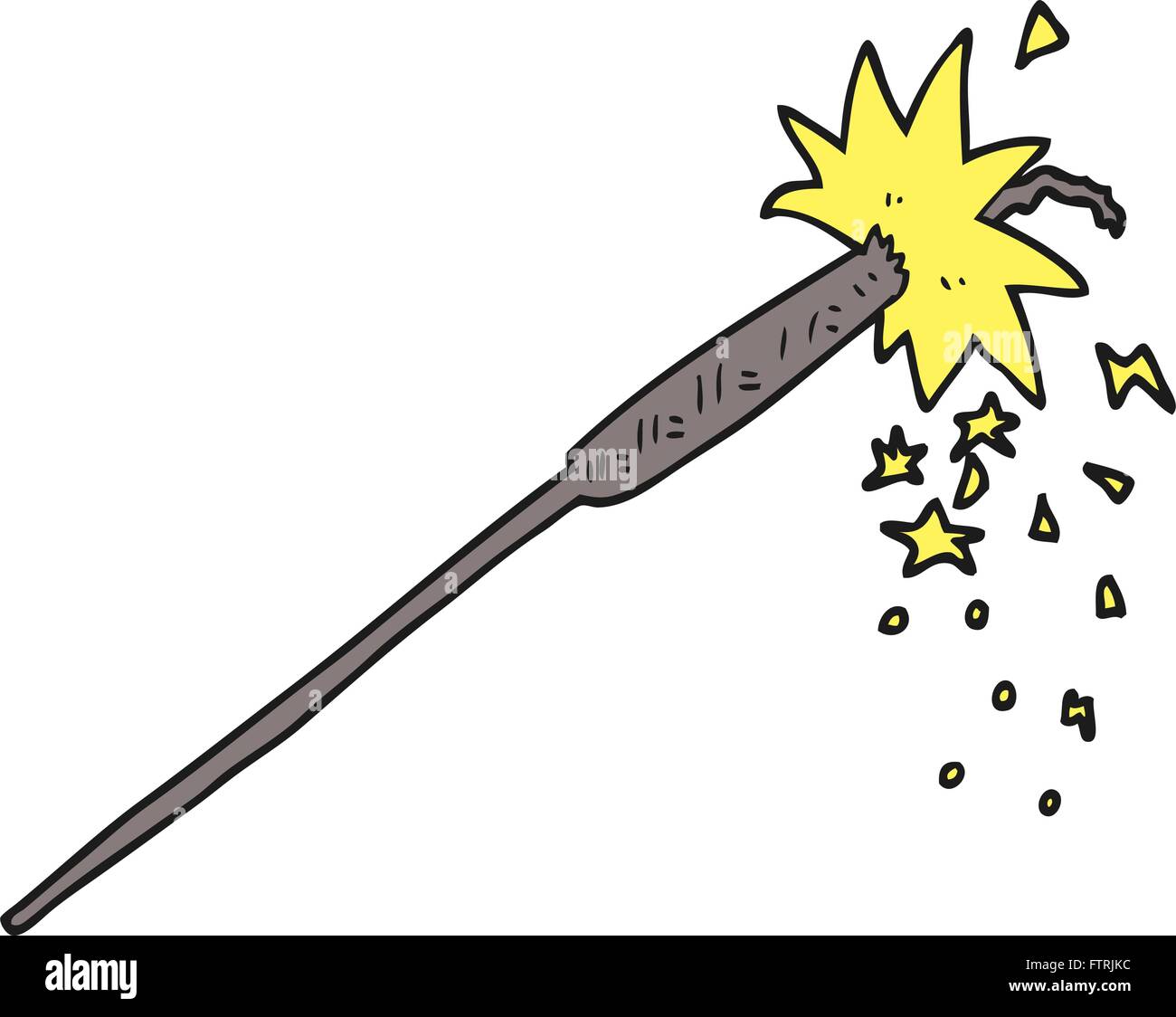 freehand drawn cartoon sparkler Stock Vector Image & Art - Alamy