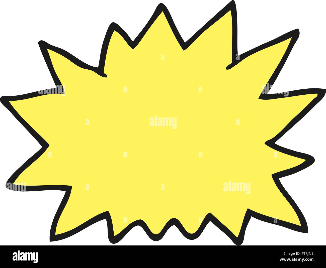 freehand drawn cartoon explosion Stock Vector Image & Art - Alamy