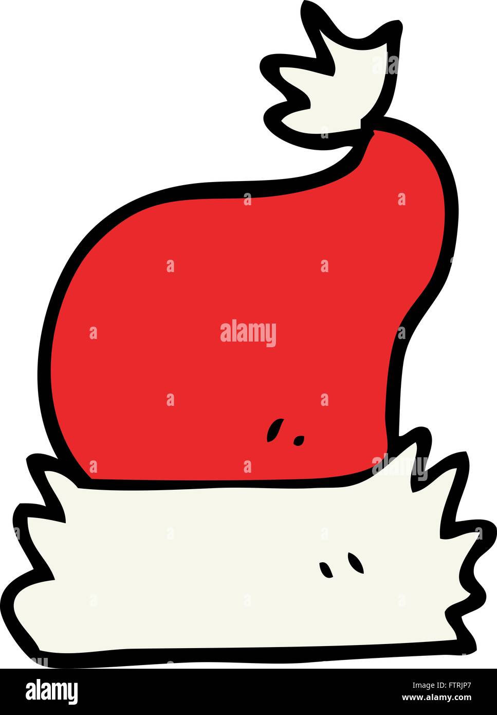 freehand drawn cartoon christmas hat Stock Vector Image & Art - Alamy