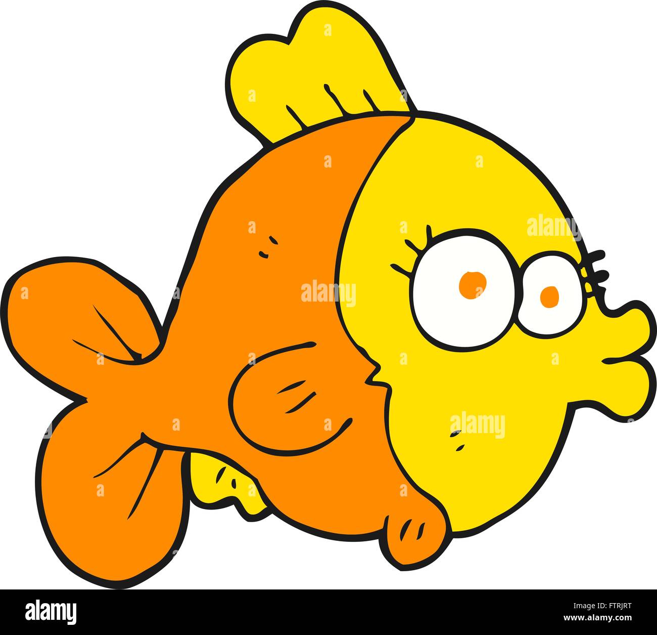 funny freehand drawn cartoon fish Stock Vector Image & Art - Alamy