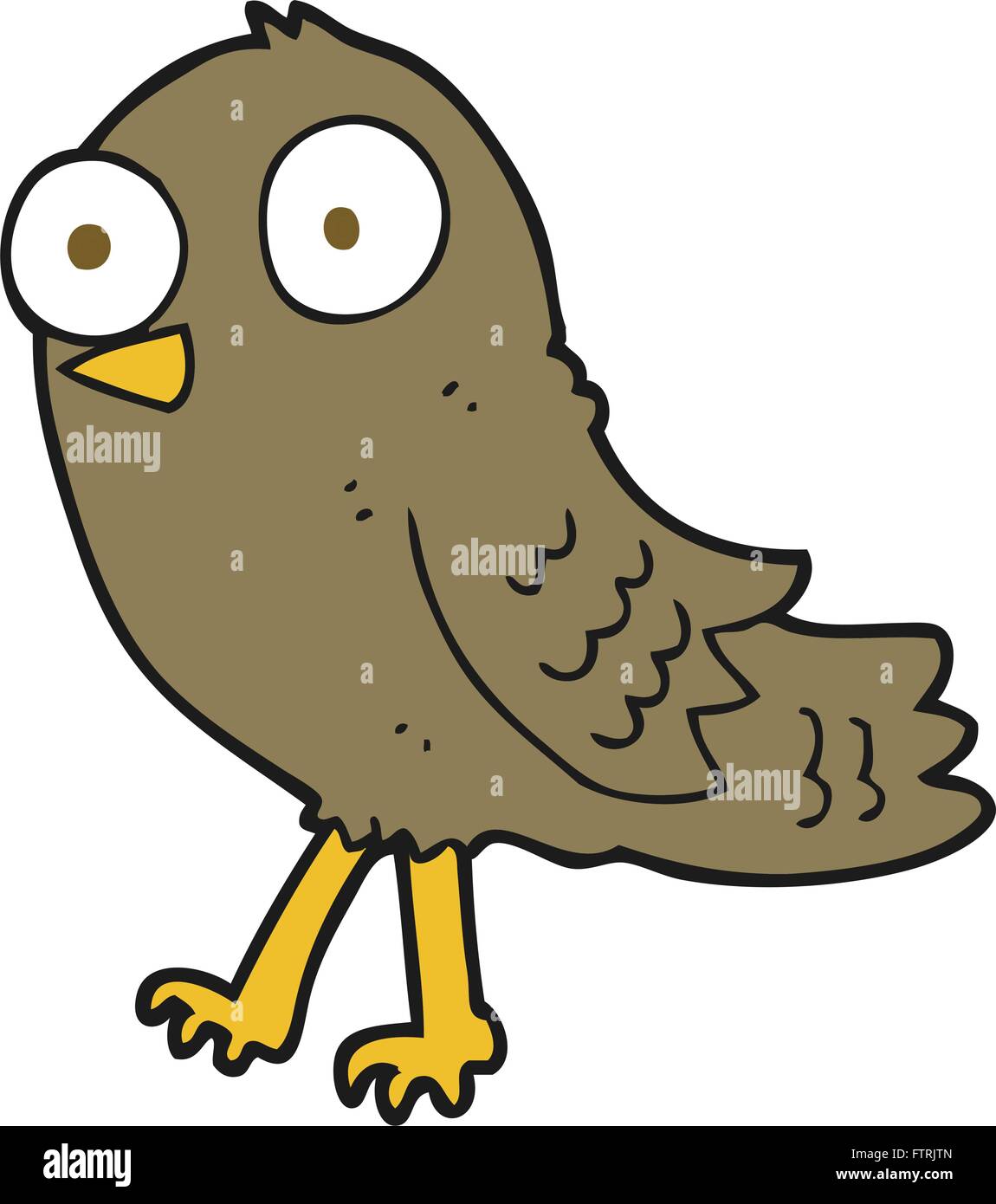 freehand drawn cartoon bird Stock Vector Image & Art - Alamy