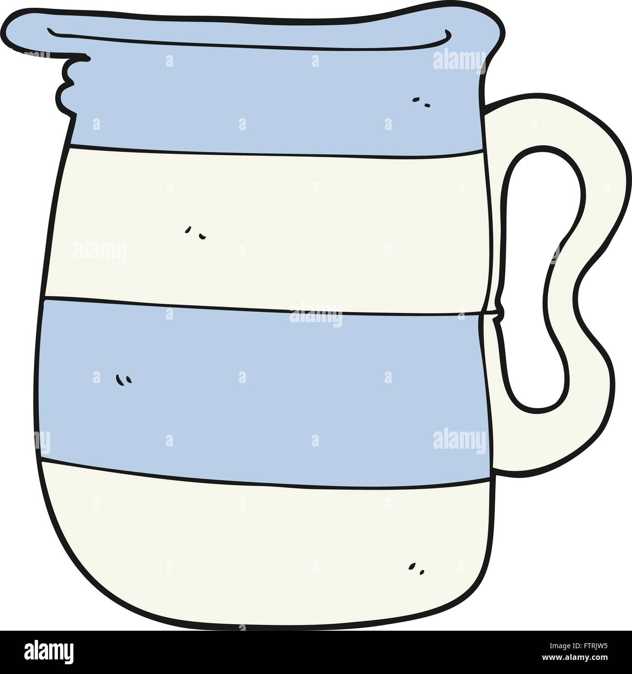 freehand drawn cartoon milk jug Stock Vector Image & Art - Alamy