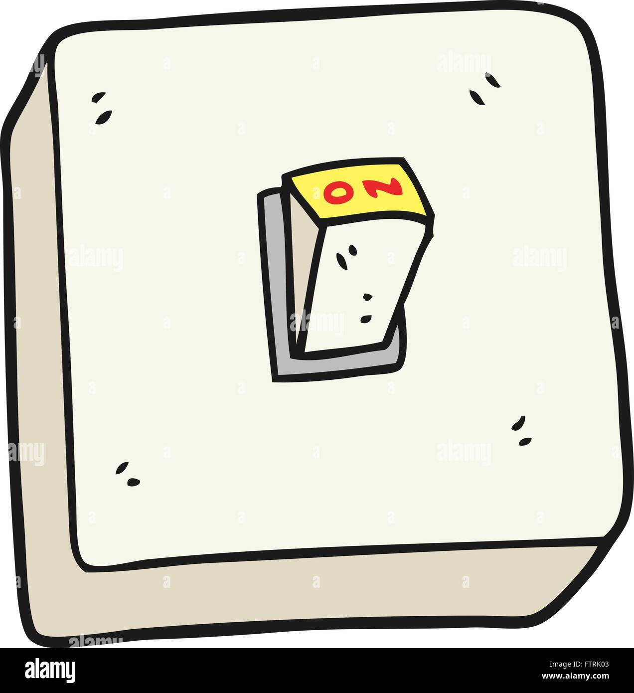 freehand drawn cartoon light switch Stock Vector Image & Art - Alamy