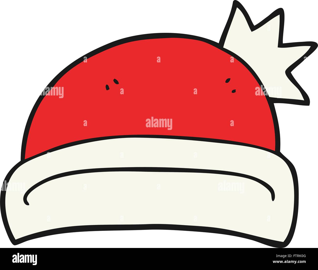 freehand drawn cartoon christmas hat Stock Vector Image & Art - Alamy