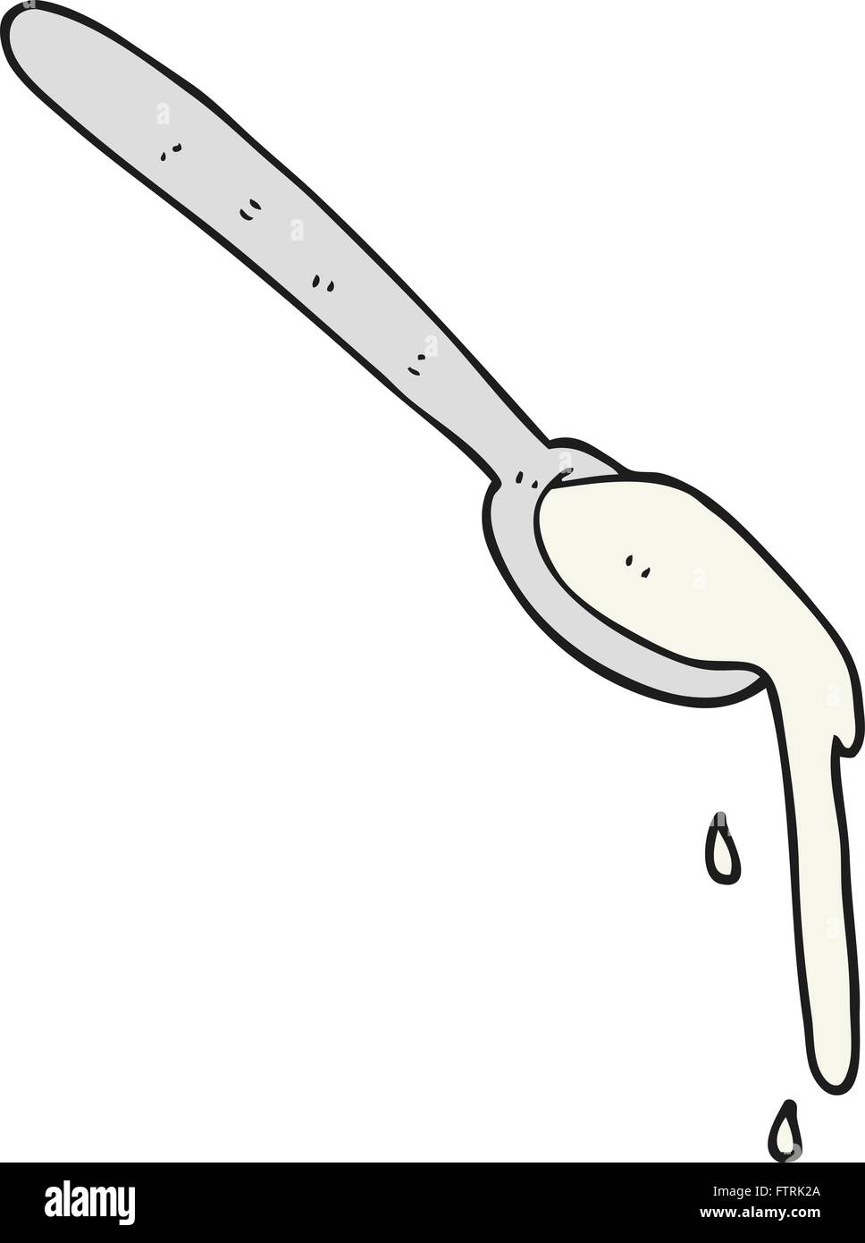 freehand drawn cartoon spoonful Stock Vector Image & Art - Alamy