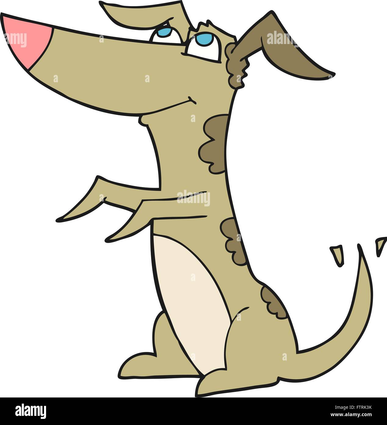 freehand drawn cartoon dog Stock Vector Image & Art - Alamy