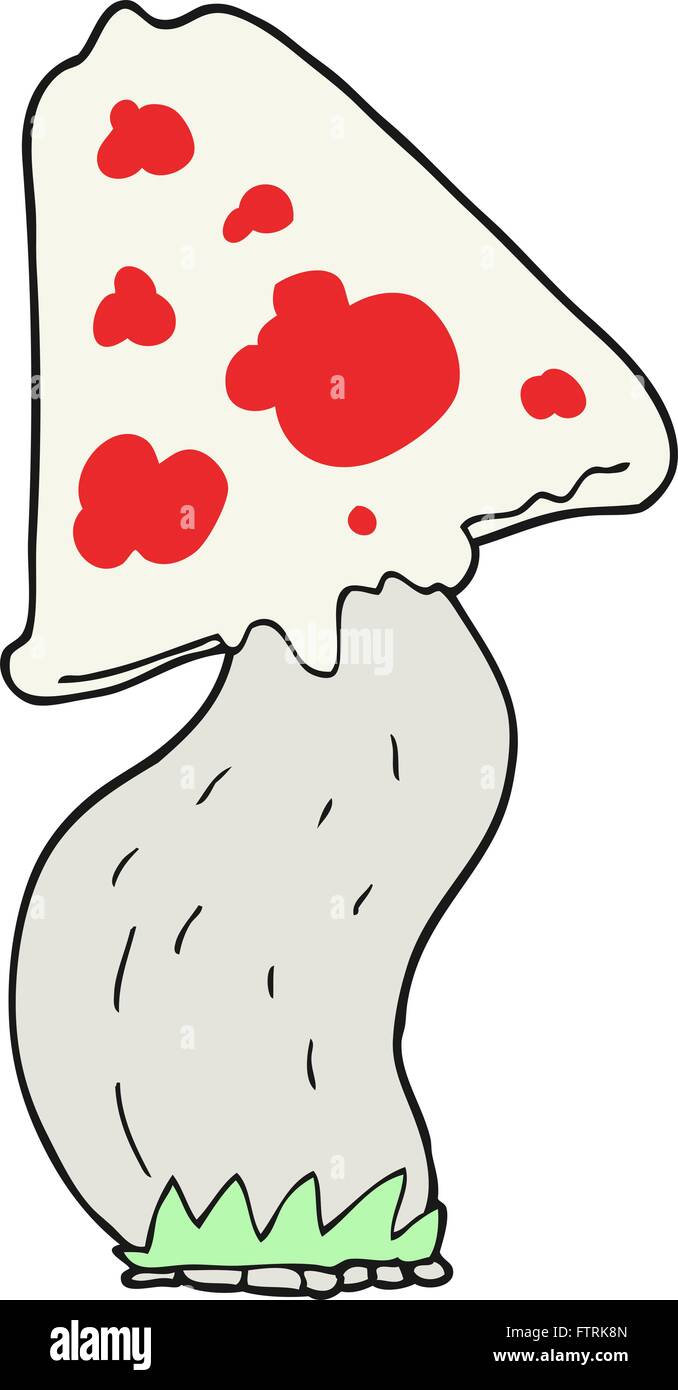 freehand drawn cartoon mushroom Stock Vector Image & Art - Alamy