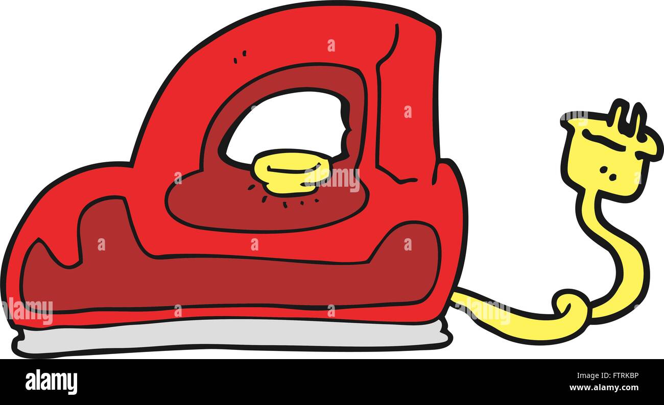 freehand drawn cartoon iron Stock Vector Image & Art - Alamy