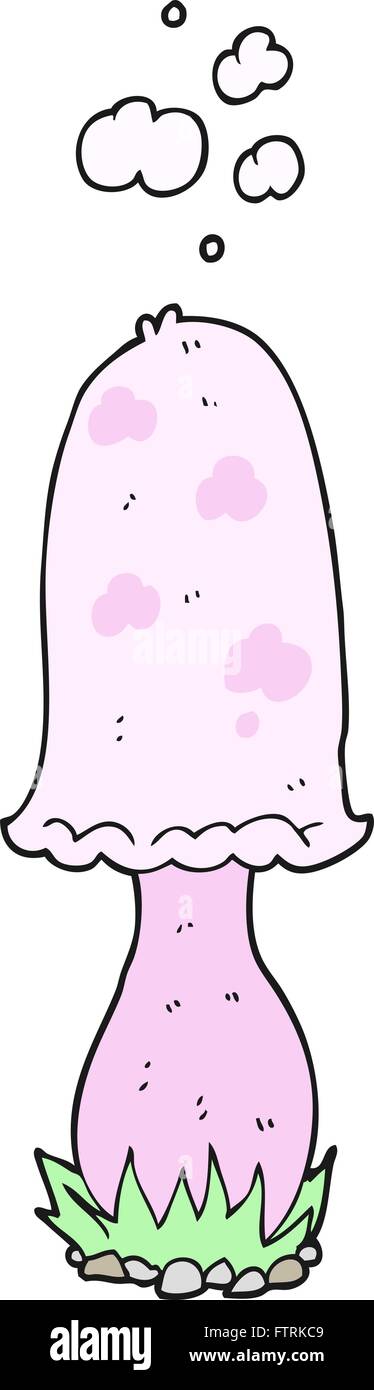 freehand drawn cartoon toadstool Stock Vector Image & Art - Alamy
