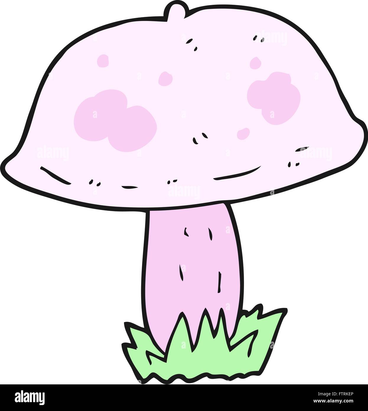 freehand drawn cartoon mushroom Stock Vector Image & Art - Alamy