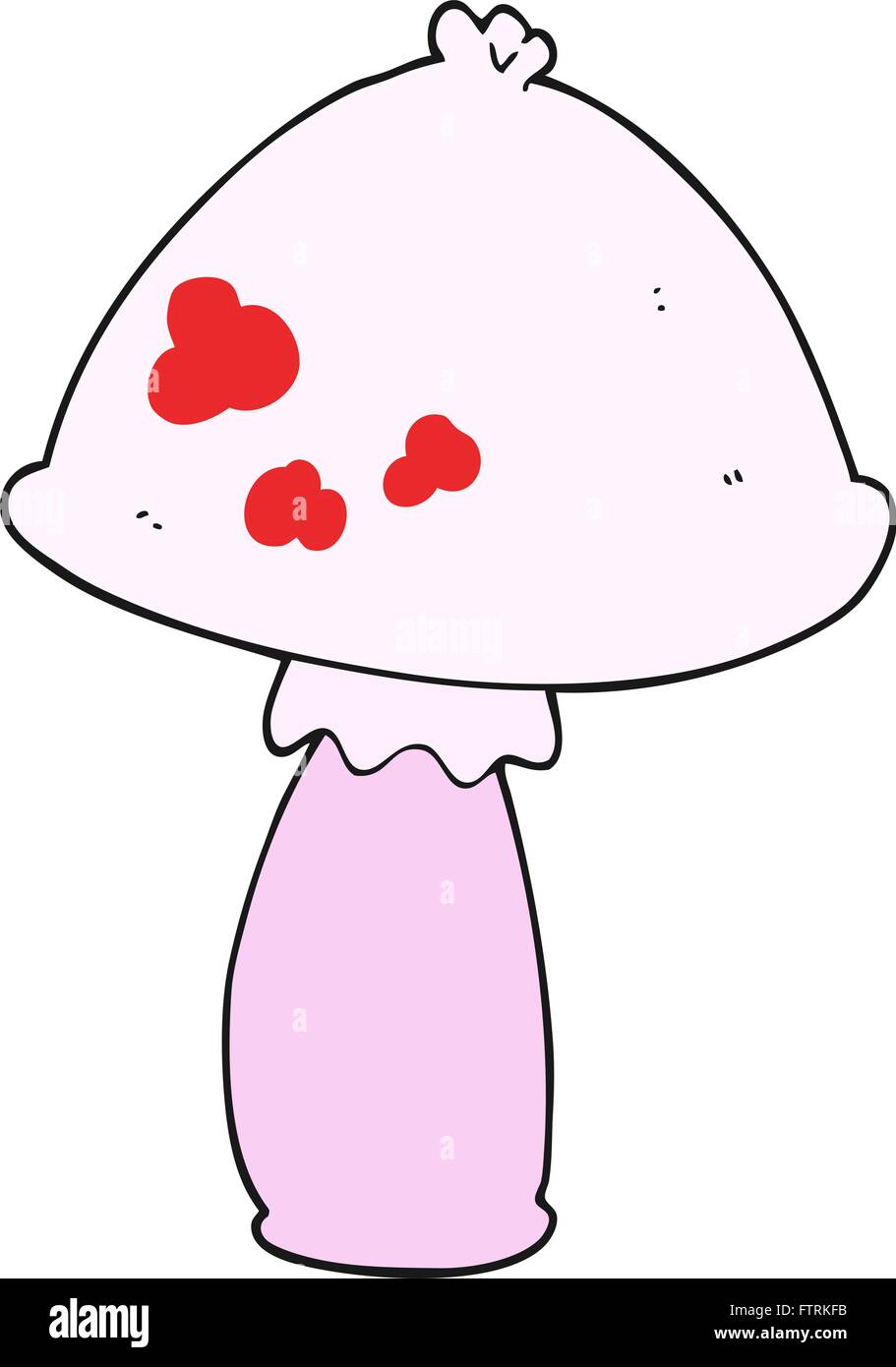 freehand drawn cartoon mushroom Stock Vector Image & Art - Alamy