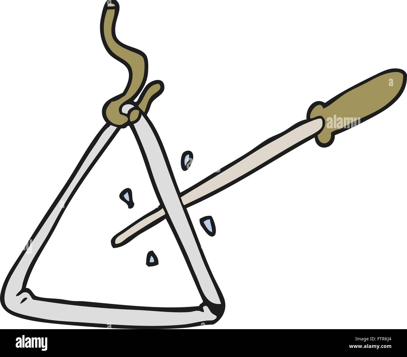 freehand drawn cartoon triangle Stock Vector Image & Art - Alamy