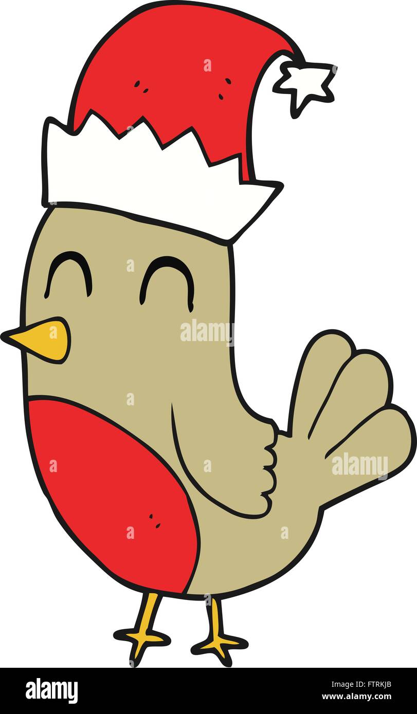 Traditional christmas robin drawing hi-res stock photography and images ...