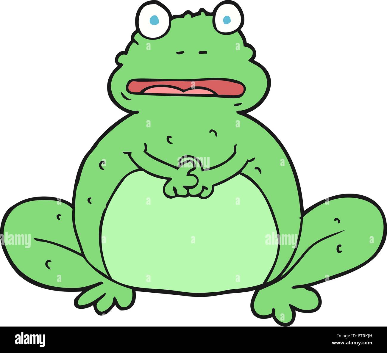 freehand drawn cartoon frog Stock Vector Image & Art - Alamy