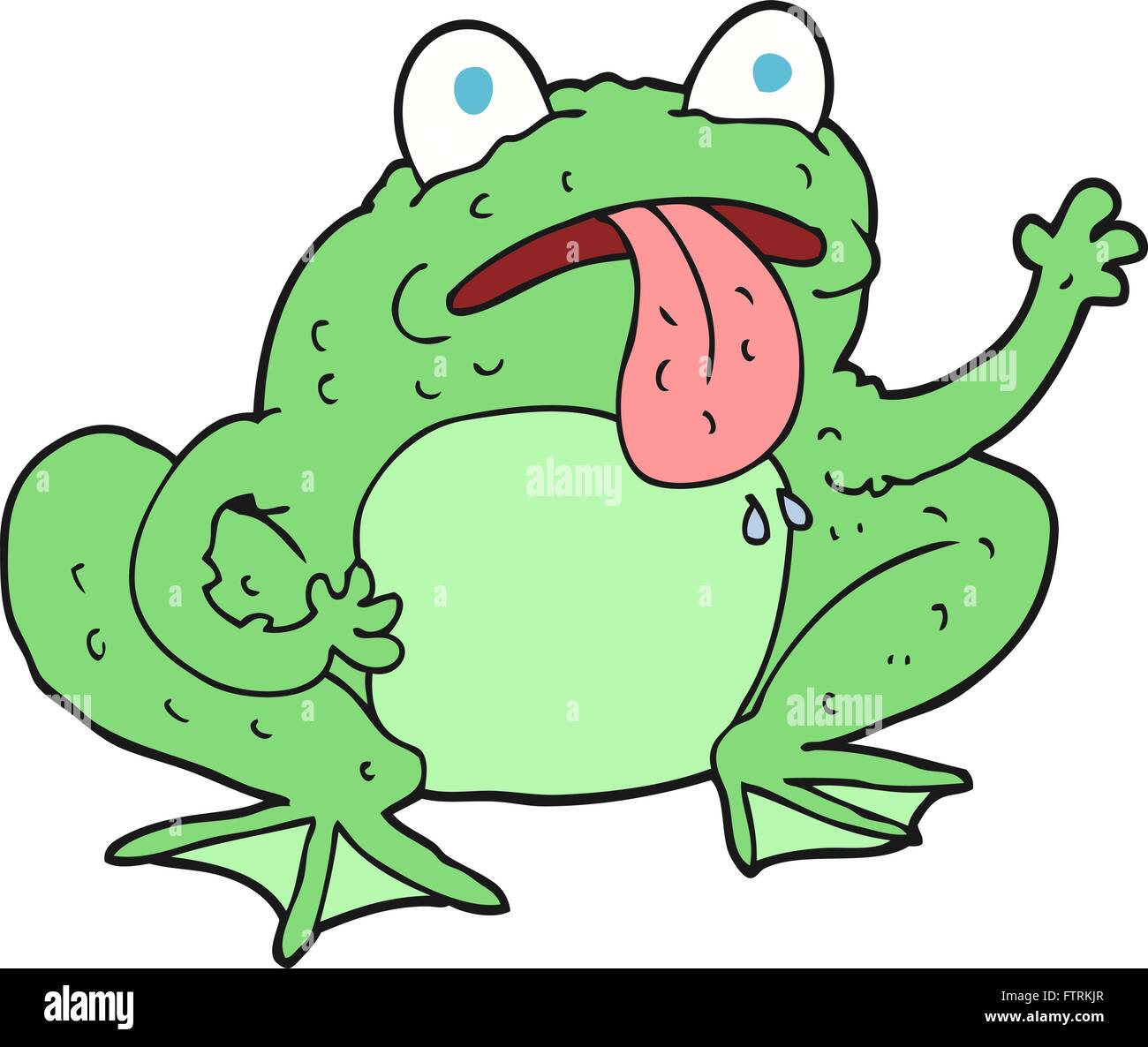freehand drawn cartoon frog Stock Vector Image & Art - Alamy