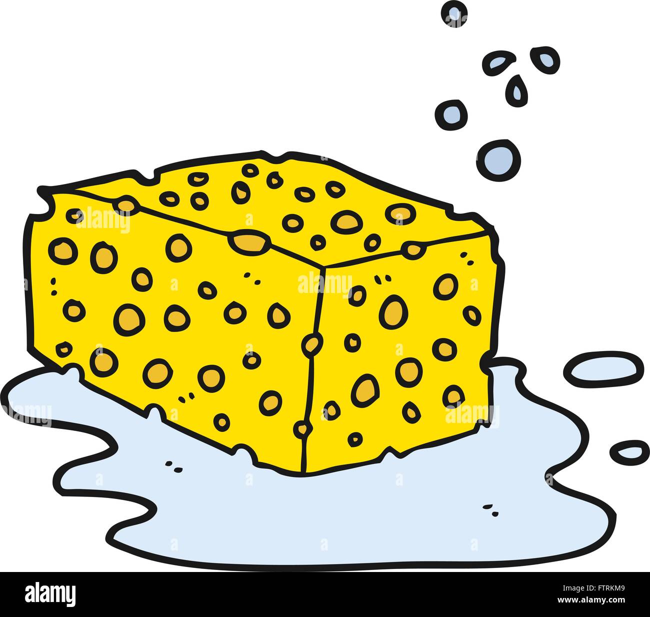 freehand drawn cartoon sponge Stock Vector Image & Art - Alamy