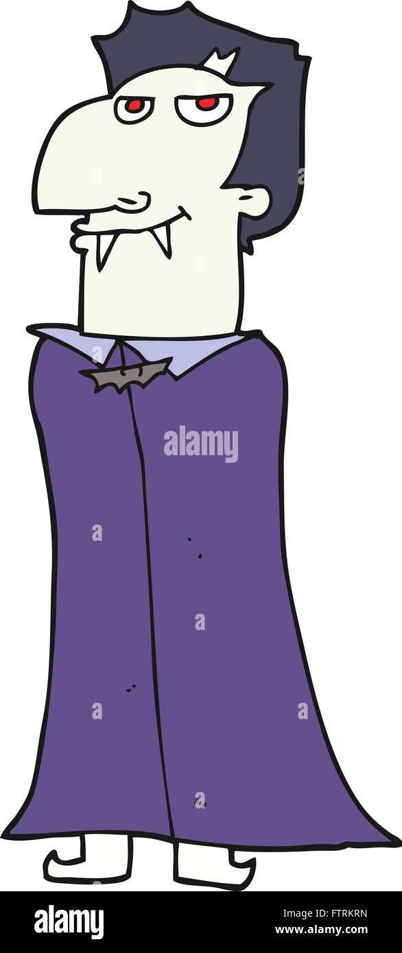 freehand drawn cartoon vampire Stock Vector Image & Art - Alamy