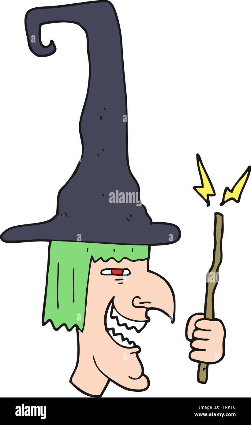 Laughing witch Stock Vector Images - Alamy
