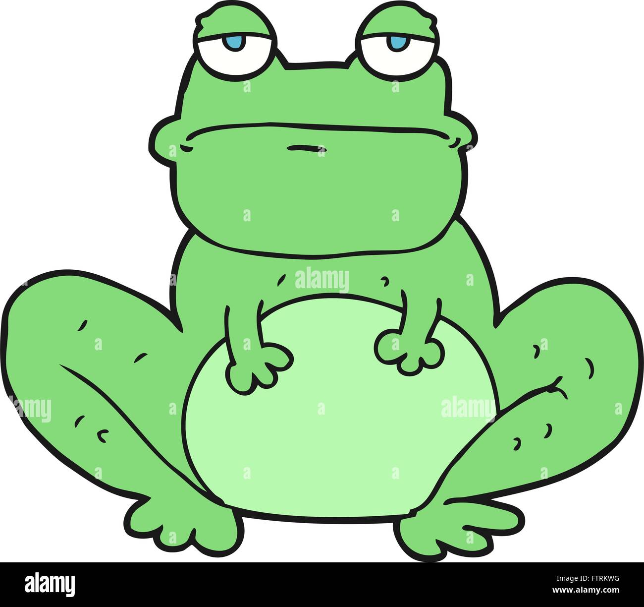 freehand drawn cartoon frog Stock Vector Image & Art - Alamy