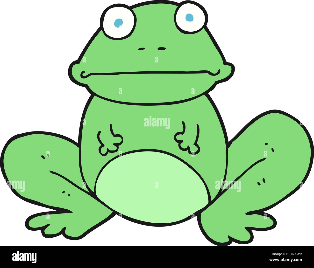 freehand drawn cartoon frog Stock Vector Image & Art - Alamy