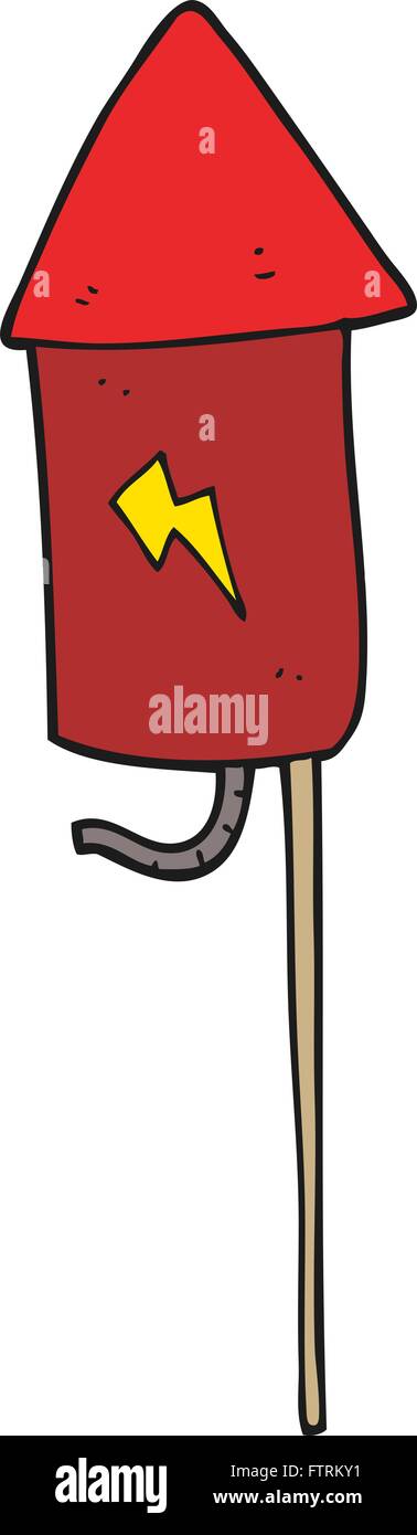 freehand drawn cartoon firework Stock Vector Image & Art - Alamy