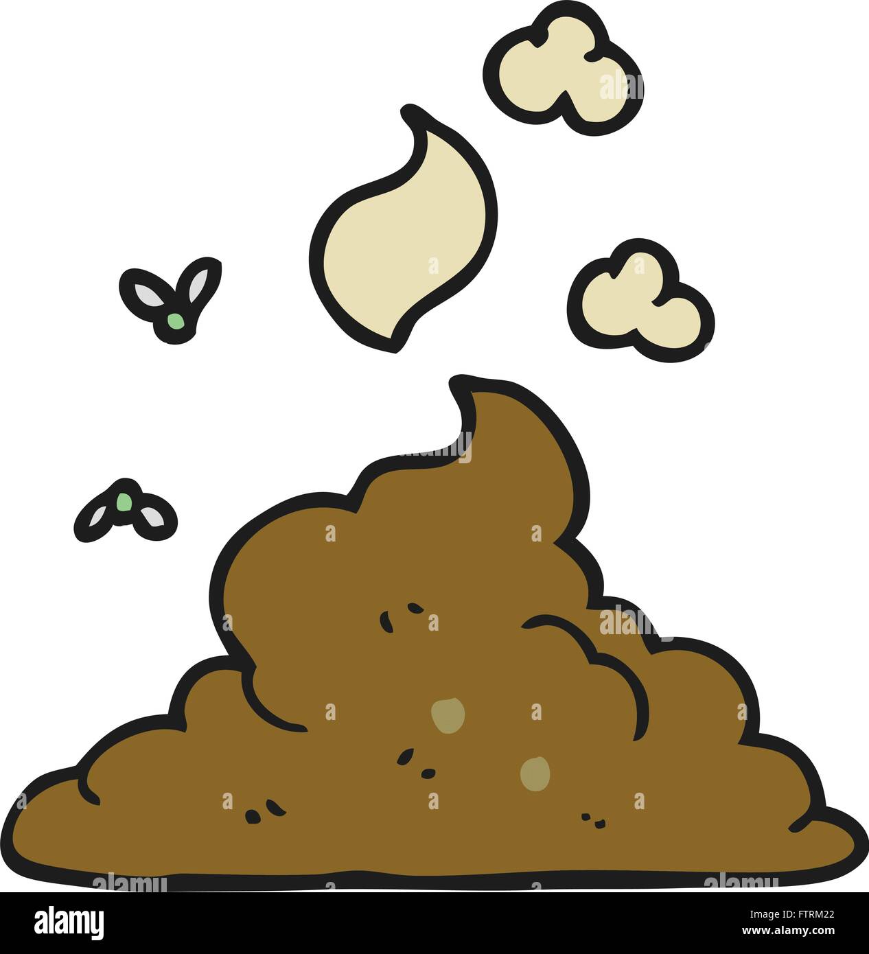 freehand drawn cartoon steaming pile of poop Stock Vector Image & Art ...