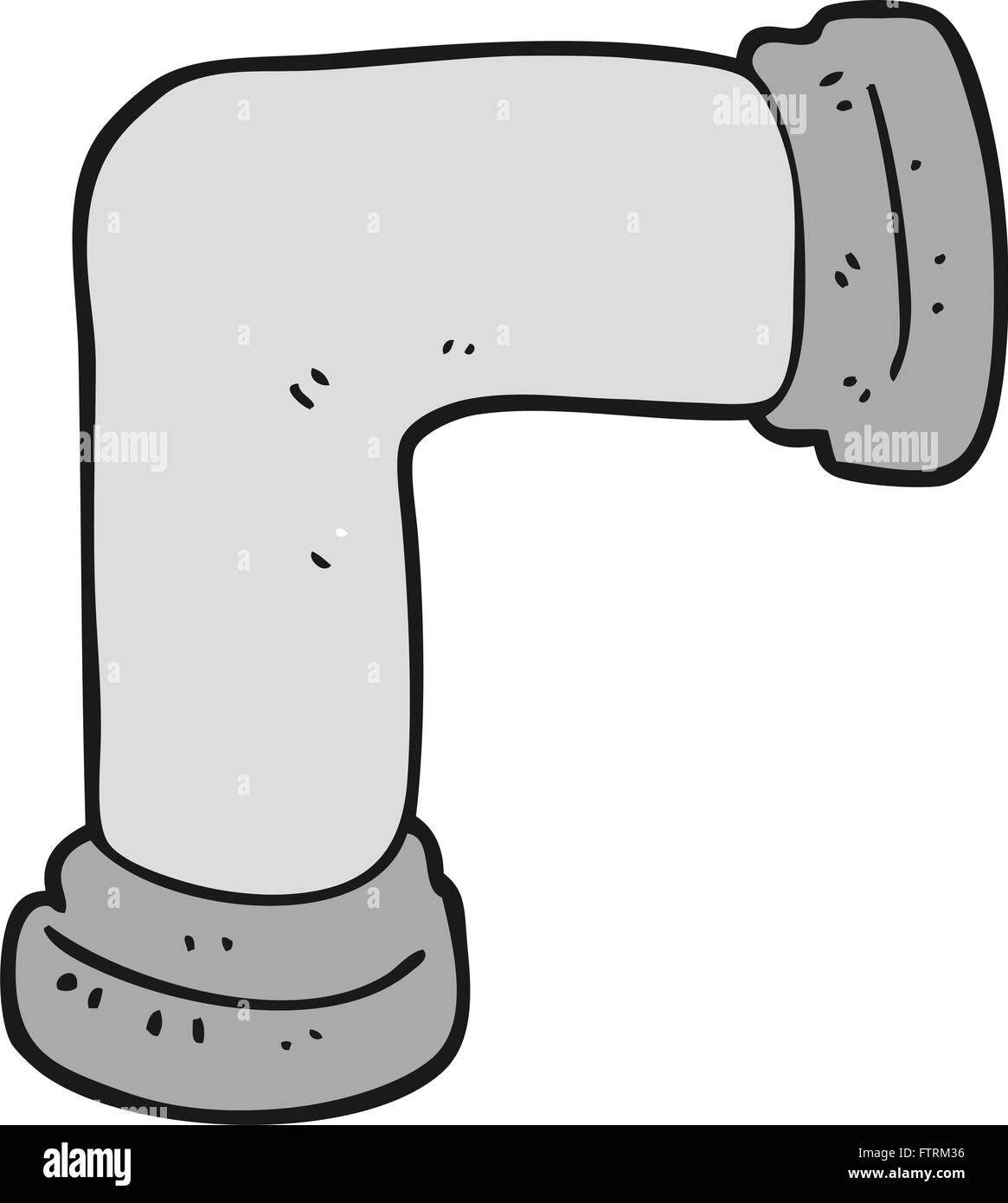 freehand drawn cartoon pipe Stock Vector Image & Art - Alamy