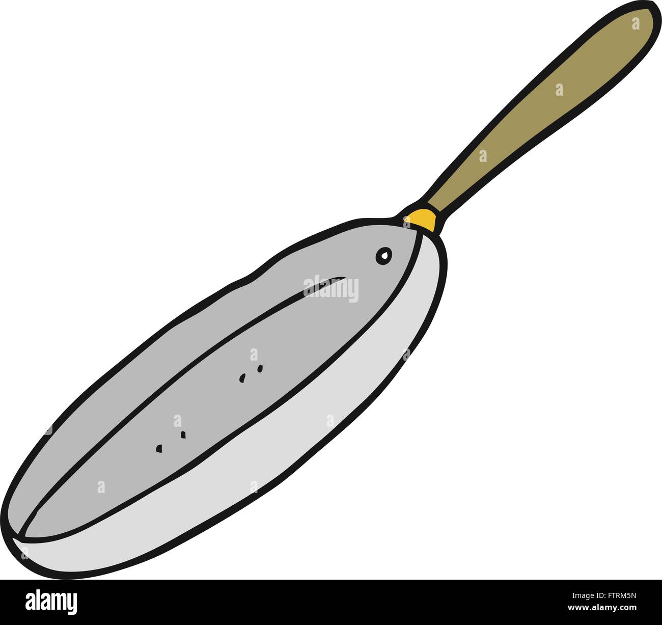 freehand drawn cartoon frying pan Stock Vector Image & Art - Alamy