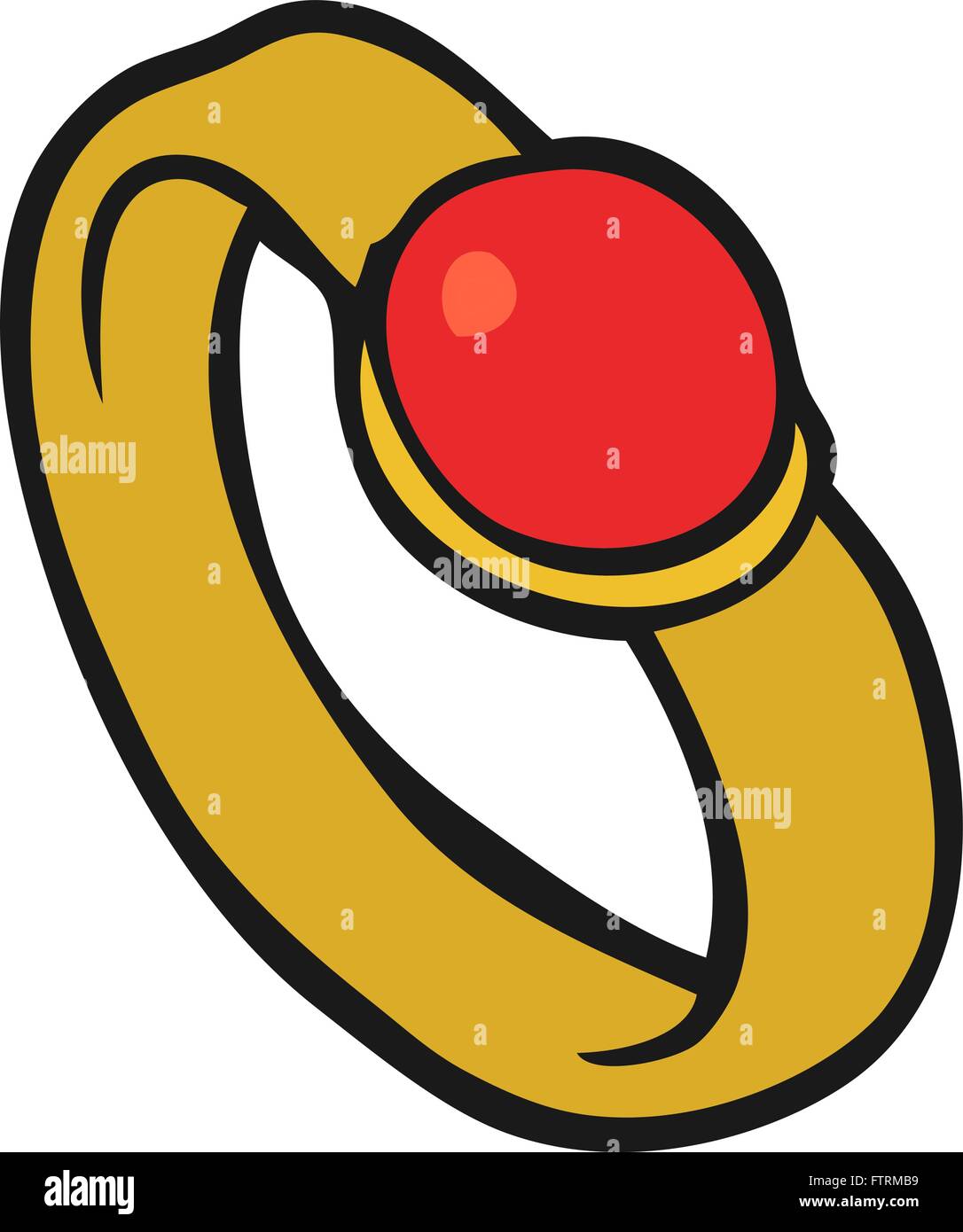 freehand drawn cartoon ring Stock Vector Image & Art - Alamy