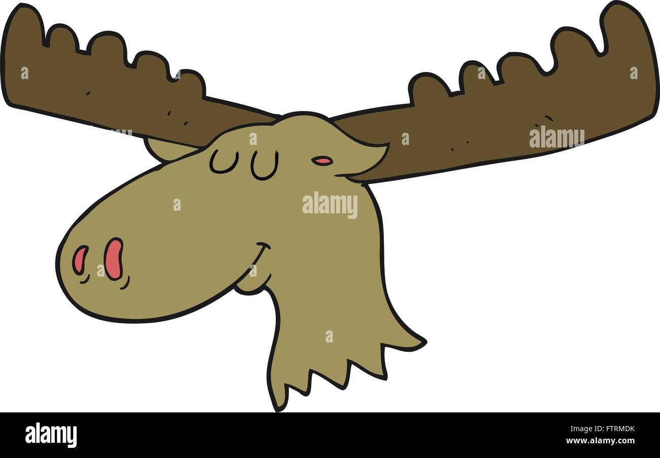 Crazy moose Stock Vector Images - Alamy