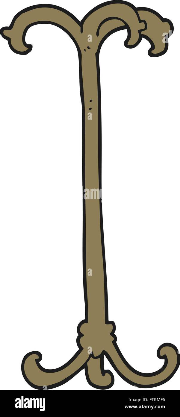 freehand drawn cartoon coat stand Stock Vector Image & Art - Alamy