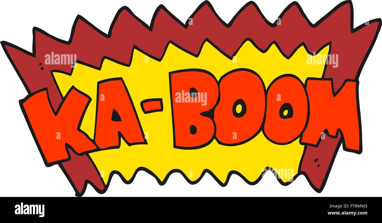 freehand drawn cartoon comic book explosion Stock Vector Image & Art ...