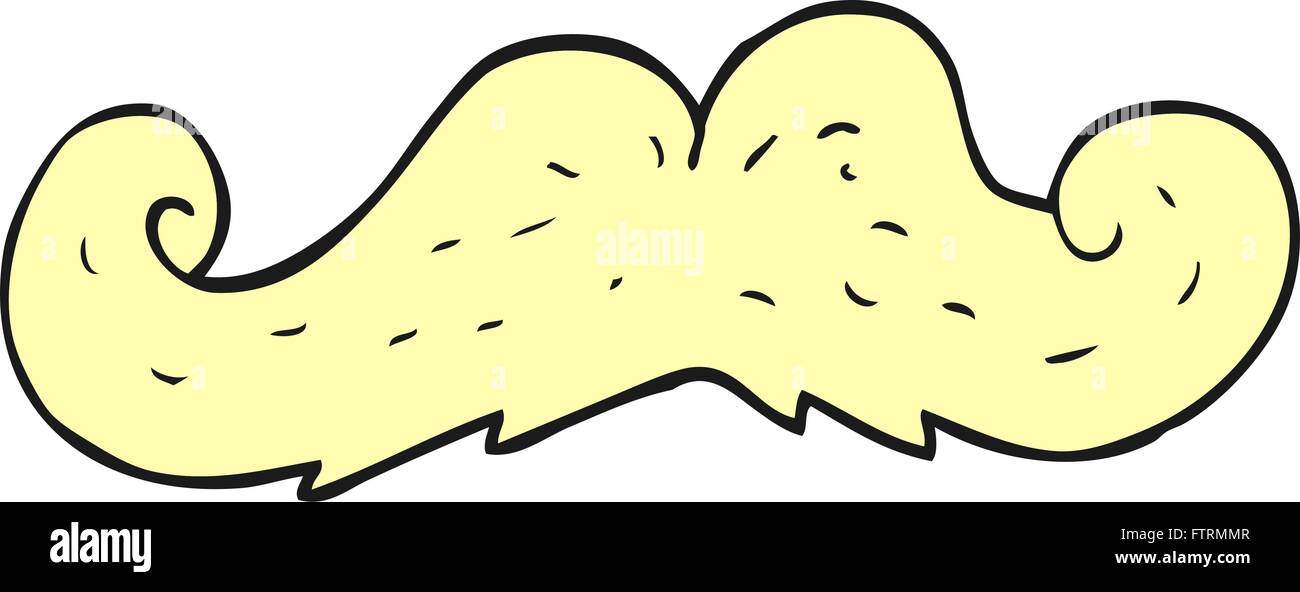 freehand drawn cartoon mustache Stock Vector Image & Art - Alamy