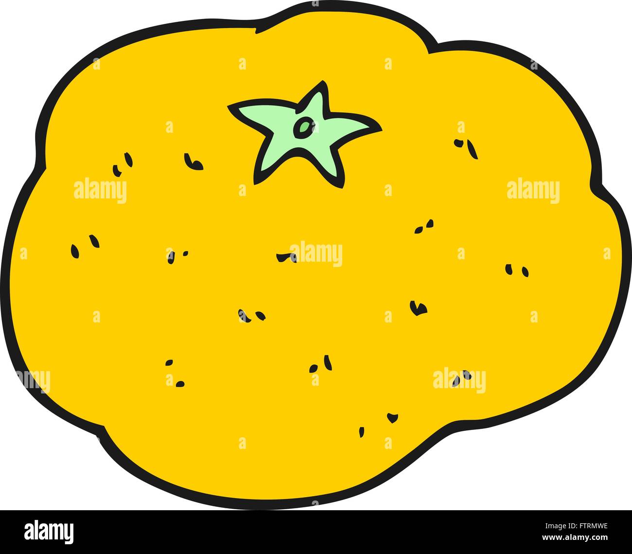 freehand drawn cartoon satsuma Stock Vector Image & Art - Alamy