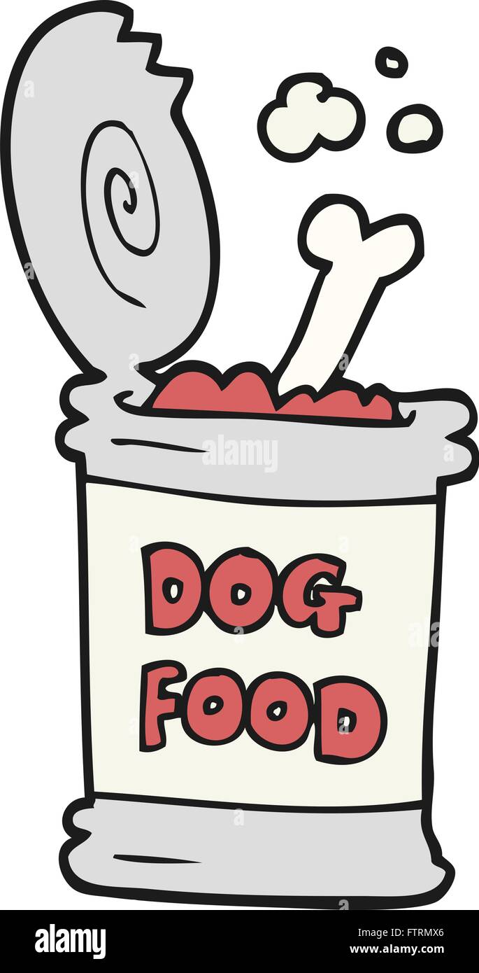 freehand drawn cartoon dog food Stock Vector Image & Art - Alamy