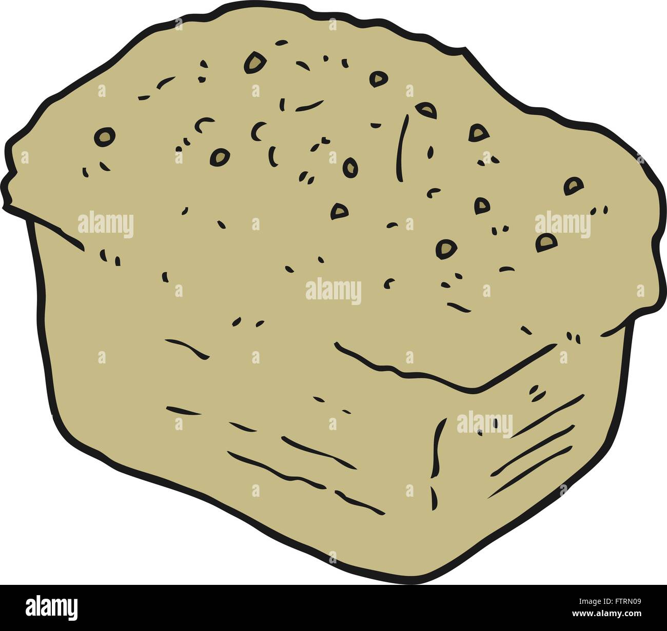 Freehand drawn cartoon bread Stock Vector Images - Alamy