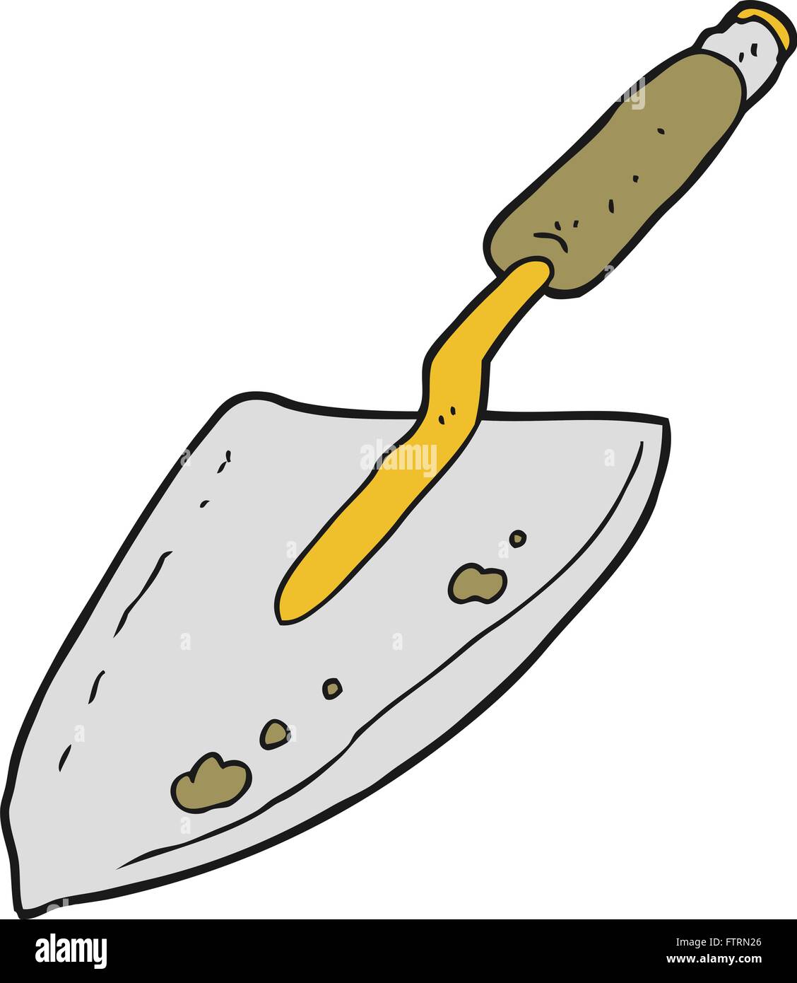 freehand drawn cartoon garden trowel Stock Vector Image & Art - Alamy