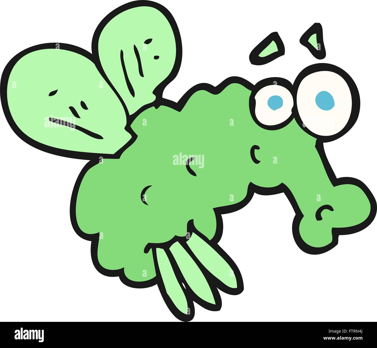 freehand drawn cartoon fly Stock Vector Image & Art - Alamy
