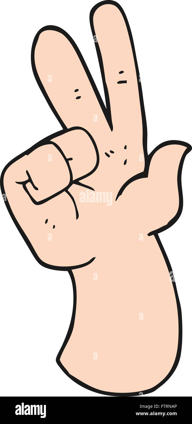 freehand drawn cartoon hand counting Stock Vector Image & Art - Alamy