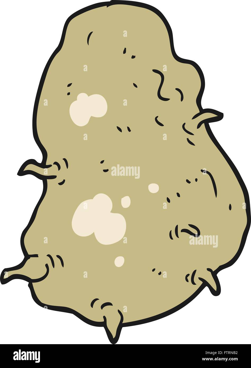 freehand drawn cartoon potato Stock Vector Image & Art - Alamy