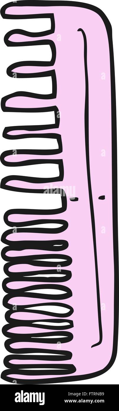 freehand drawn cartoon comb Stock Vector Image & Art - Alamy