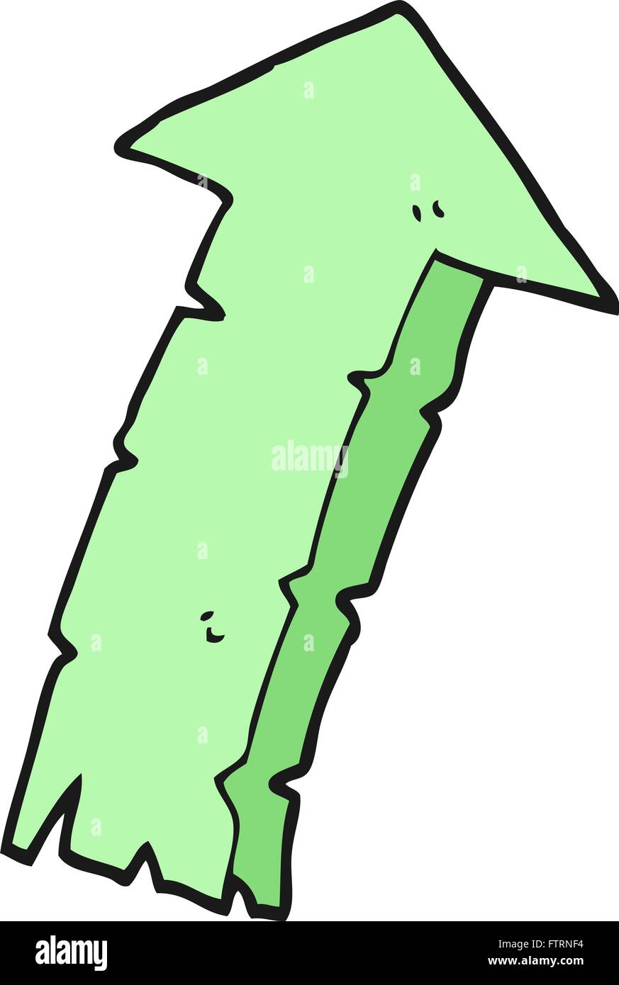 freehand drawn cartoon arrow Stock Vector Image & Art - Alamy