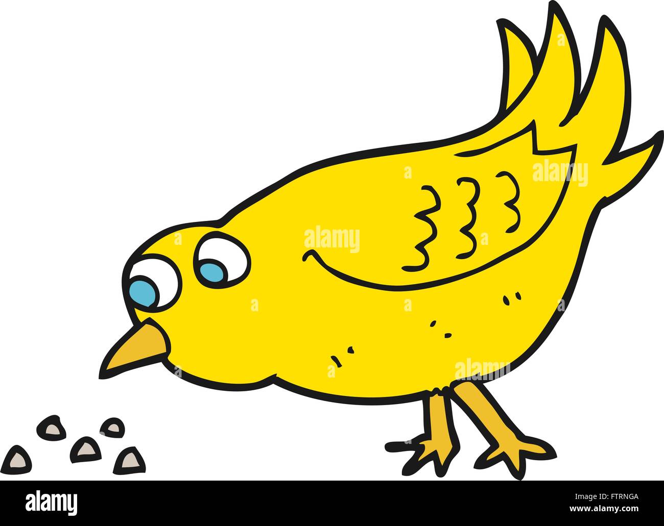 Eating bird seeds Stock Vector Images - Alamy