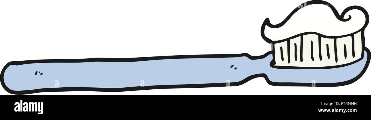 freehand drawn cartoon toothbrush Stock Vector Image & Art - Alamy