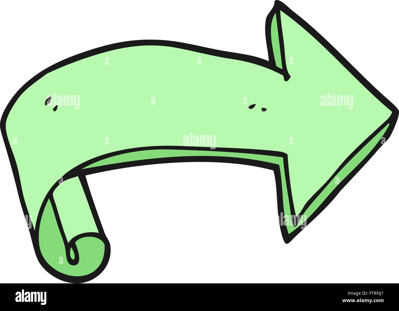 freehand drawn cartoon arrow Stock Vector Image & Art - Alamy