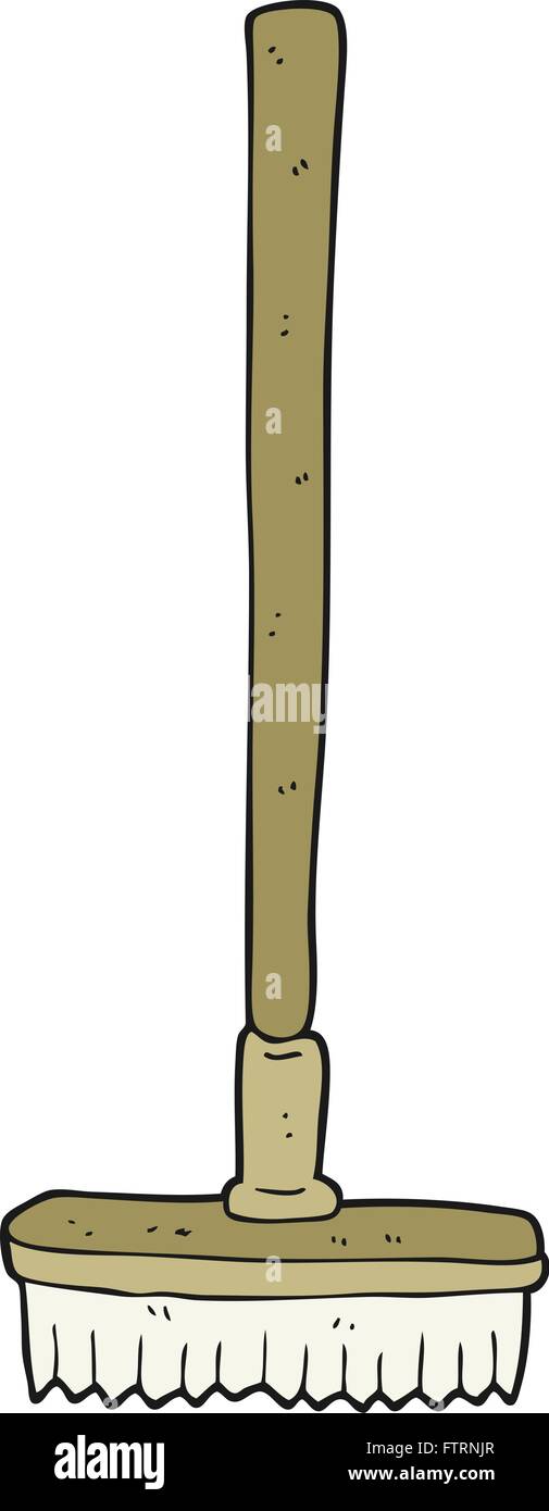freehand drawn cartoon broom Stock Vector Image & Art - Alamy