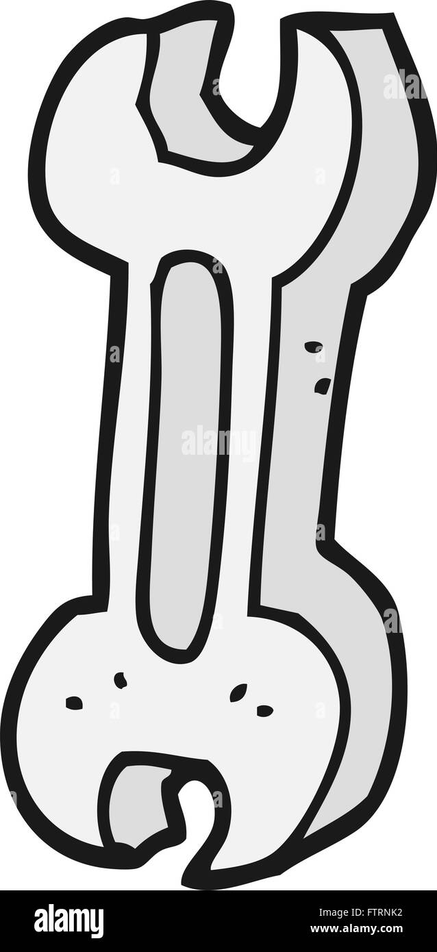 Spanner clipart Black and White Stock Photos & Images - Alamy